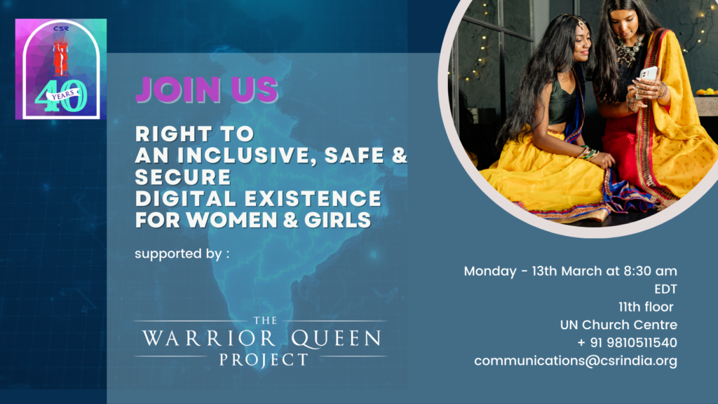 CSW 67: Right to an Inclusive, Safe and Secure Digital Existence for ...